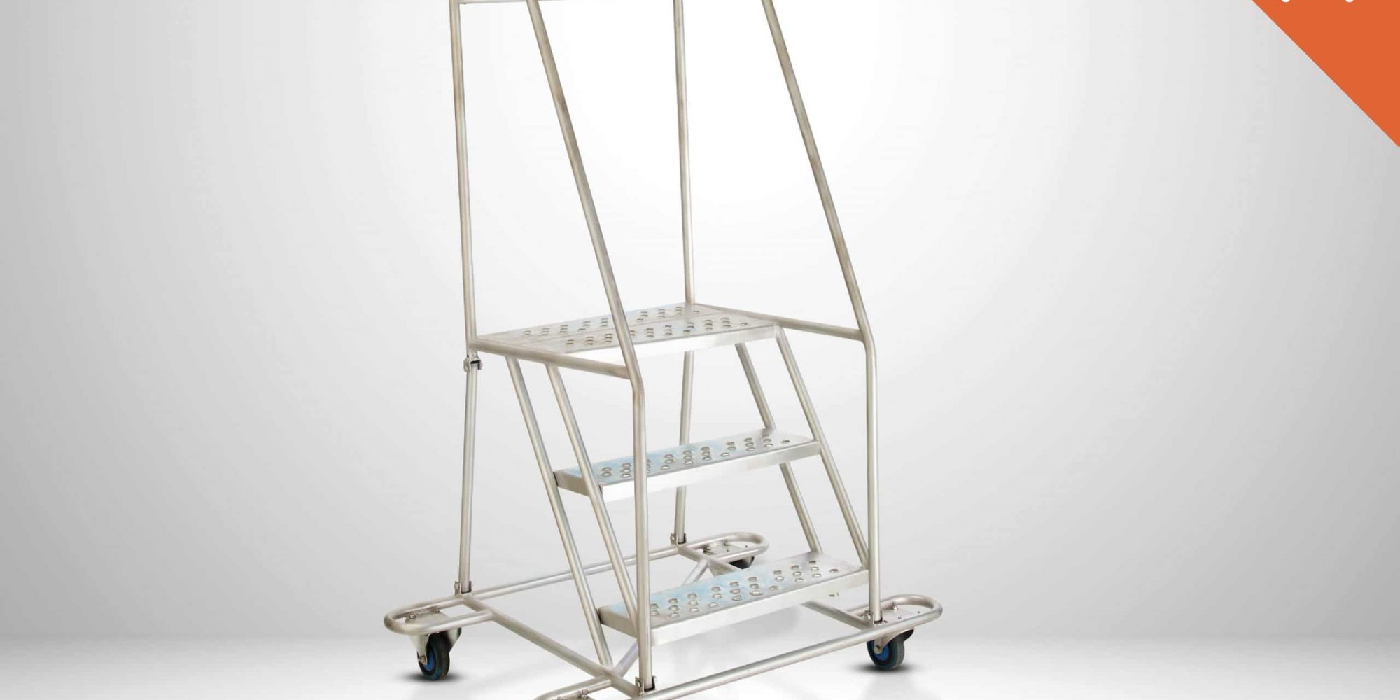 Get The Mobile Safety Step Ladder| Krost Shelving & Racking